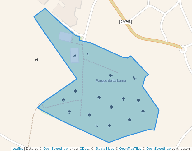 Parque de La Lama in Tarriba | Map and Routes