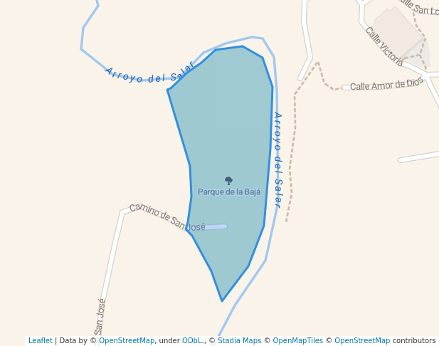 Parque de la Bajá in Salar | Map and Routes