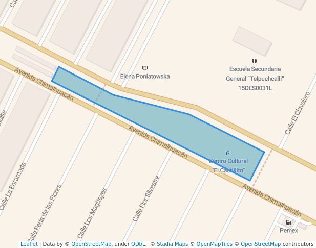 Parque del Castillo in Nezahualcóyotl | Map and Routes