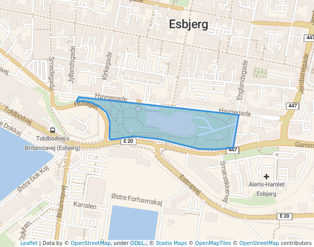 Esbjerg Bypark in Esbjerg | Map and Routes