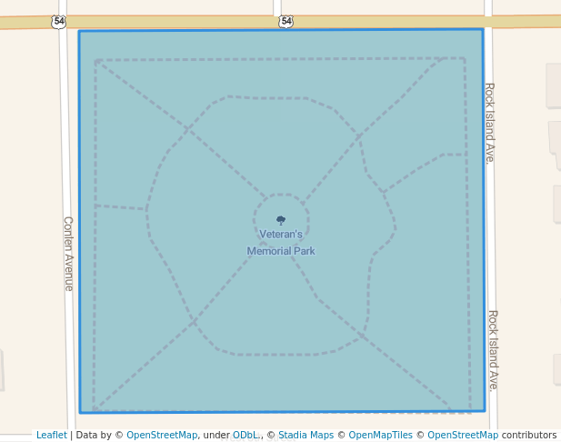 Veteran's Memorial Park in Dalhart | Map and Routes