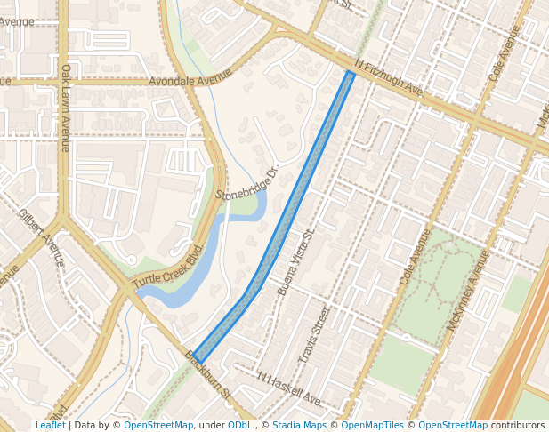 Katy Trail Greenbelt in Dallas | Map and Routes