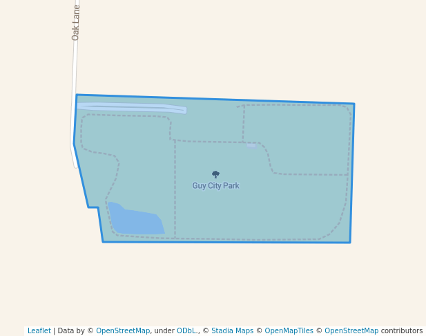 Guy City Park in Greenbrier | Map and Routes