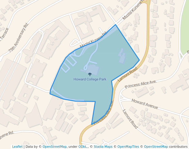 Howard College Park in Berea | Map and Routes