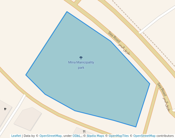 Mina Manicipality park in Mina | Map and Routes