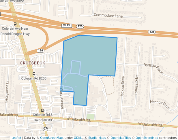 Civic Association Playfields in Cincinnati | Map and Routes