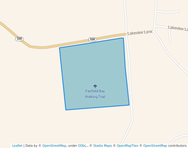Fairfield Bay Walking Trail in Fairfield Bay | Map and Routes