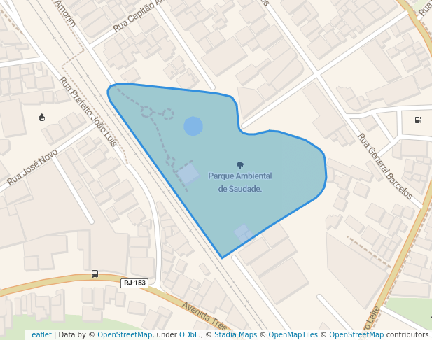 Parque Ambiental de Saudade. in Barra Mansa | Map and Routes