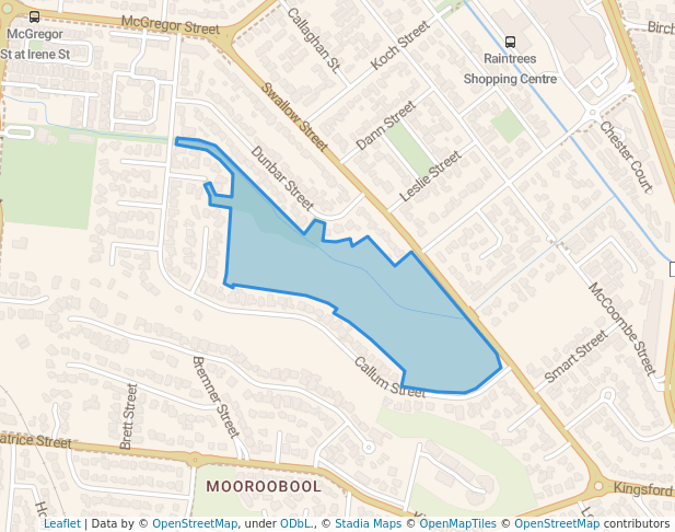 Koppen Park in Mooroobool | Map and Routes