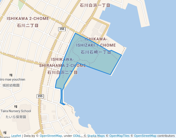 石川公園 in Uruma | Map and Routes