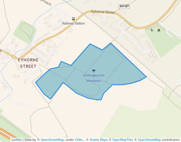 Hollingbourne Meadows in Hollingbourne | Map and Routes