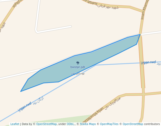 بوستان پدر in Hashtpar | Map and Routes