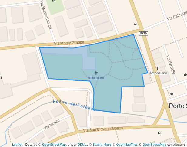 Villa Murri in Porto Sant'Elpidio | Map and Routes