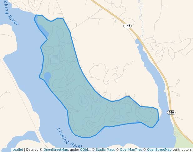 Dillion State Park in Nashport | Map and Routes