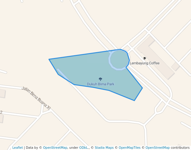 Dukuh Bima Park in Bekasi Regency | Map and Routes