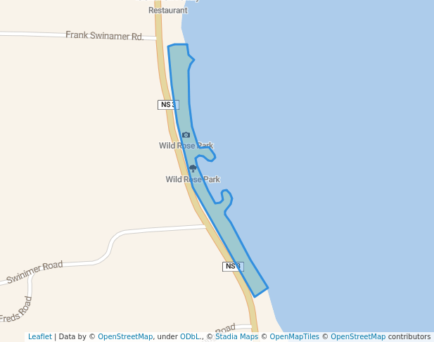 Wild Rose Park in Western Shore | Map and Routes