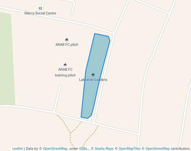 Lakeside Gardens in Adenta Municipality | Map and Routes