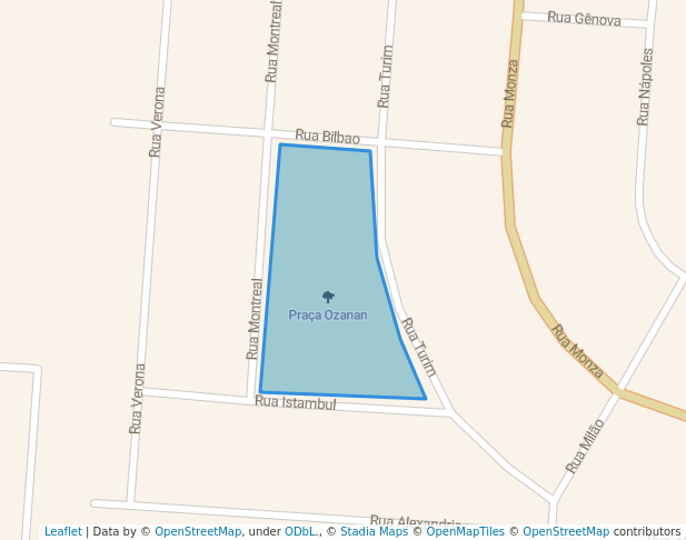 Praça Ozanan in Canoas | Map and Routes