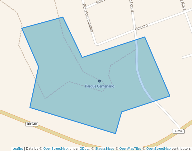 Parque Centenário in Balsas | Map and Routes