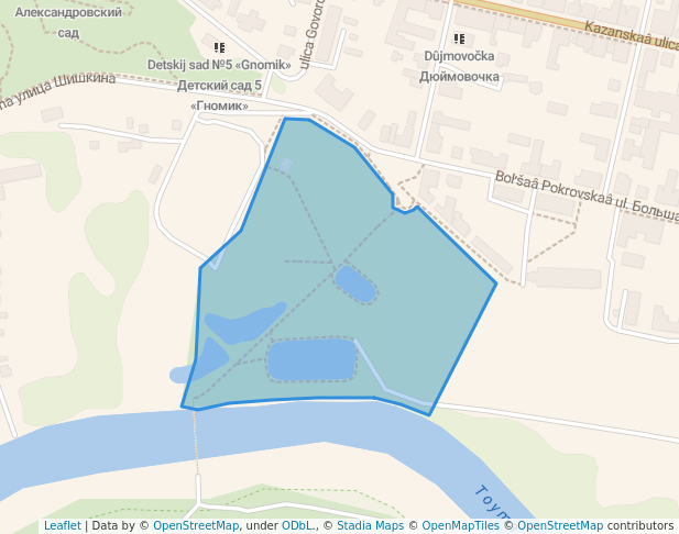 Shishkin Ponds in Yelabuga | Map and Routes