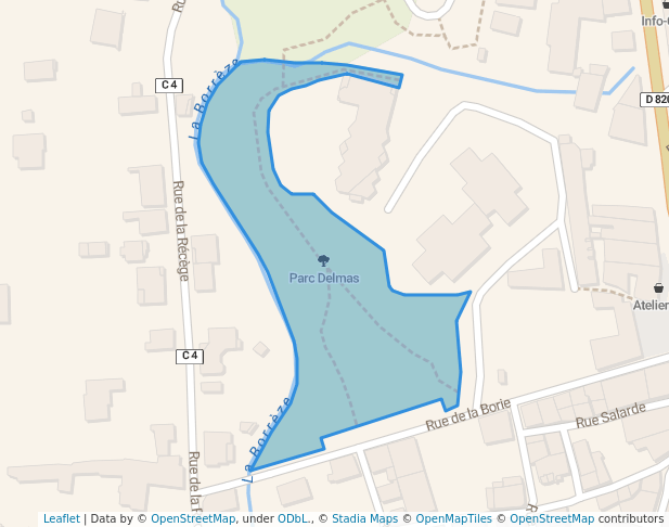 Parc Delmas in Souillac | Map and Routes