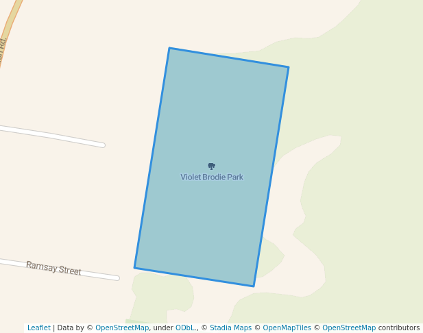 Violet Brodie Park in Greenmount | Map and Routes