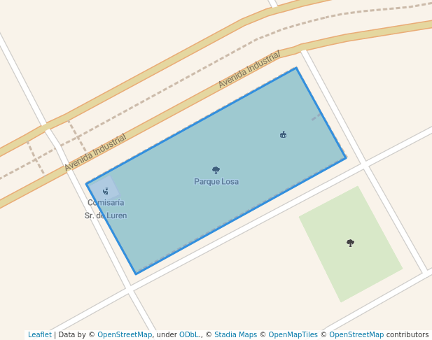 Parque Losa in Ica | Map and Routes