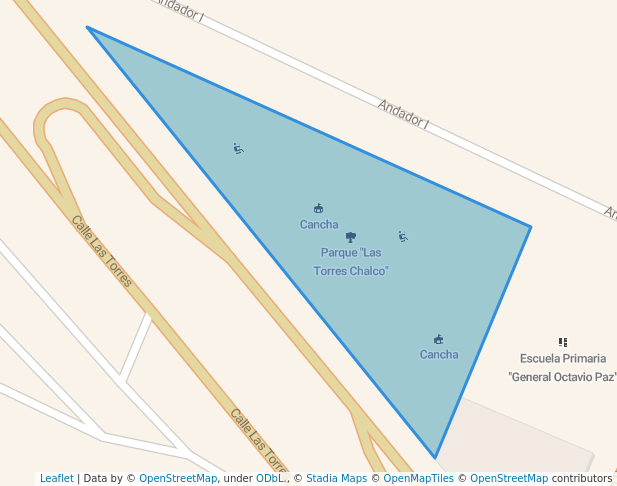 Parque "Las Torres Chalco" in Chalco de Díaz Covarrubias | Map and Routes