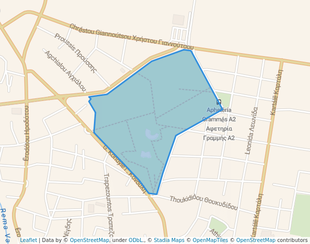 Πάρκο Αλτιναλμάζη in Alexandroupoli | Map and Routes