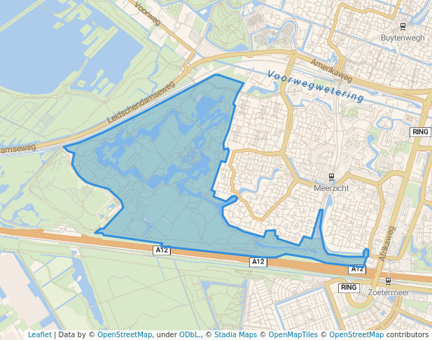 Westerpark in Zoetermeer | Map and Routes