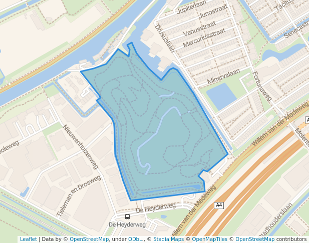 Park De Bult in Leiden | Map and Routes