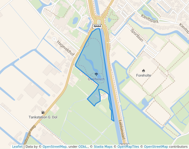 Overbosch in Voorhout | Map and Routes