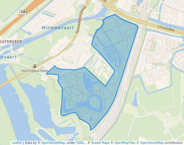 Engelse Werk in Zwolle | Map and Routes