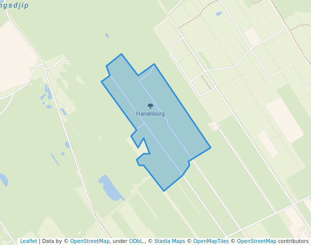 Hanenburg in Lippenhuizen | Map and Routes