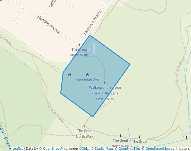 Thornleigh Park in Thornleigh | Map and Routes