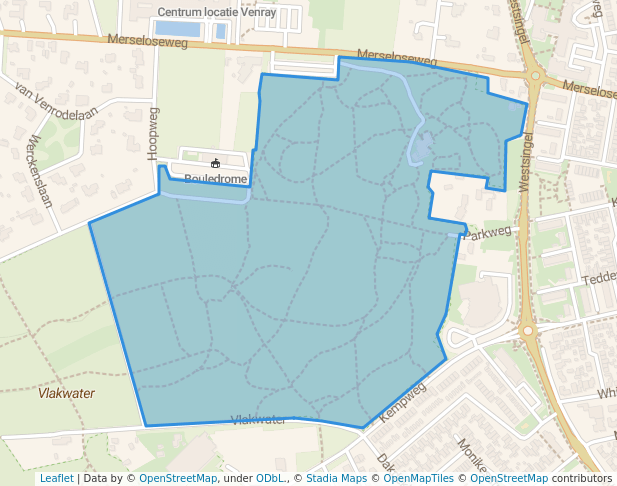 Odapark in Venray | Map and Routes