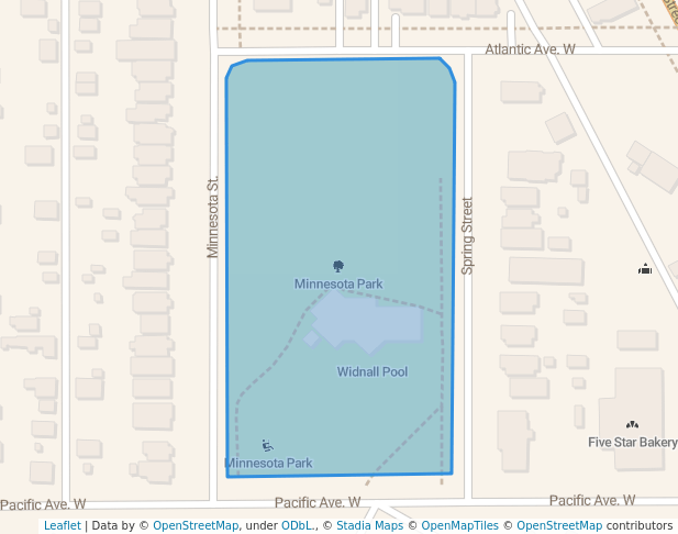 Minnesota Park in Thunder Bay | Map and Routes