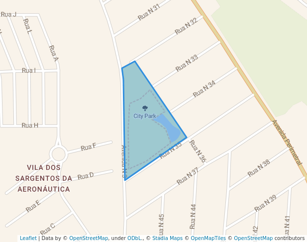 City Park in Anápolis | Map and Routes
