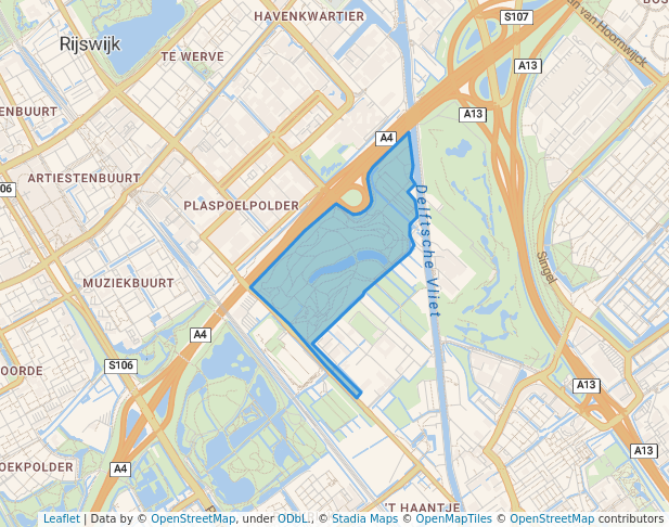 Elsenburgerbos in Rijswijk | Map and Routes