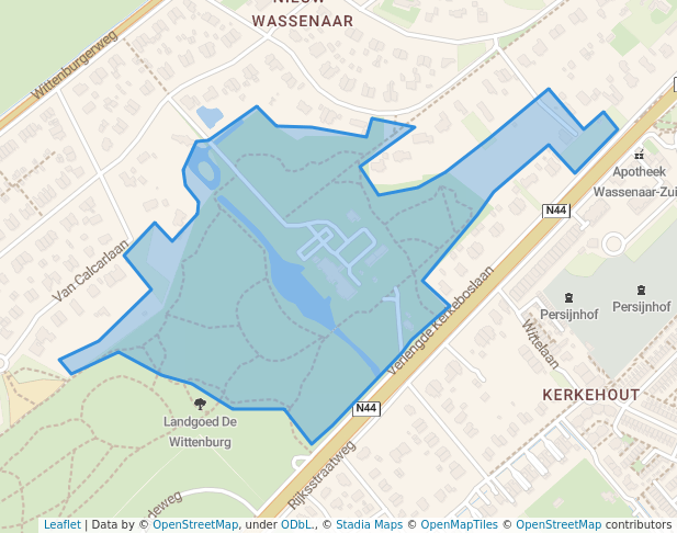 Landgoed de Wittenburg in Wassenaar | Map and Routes