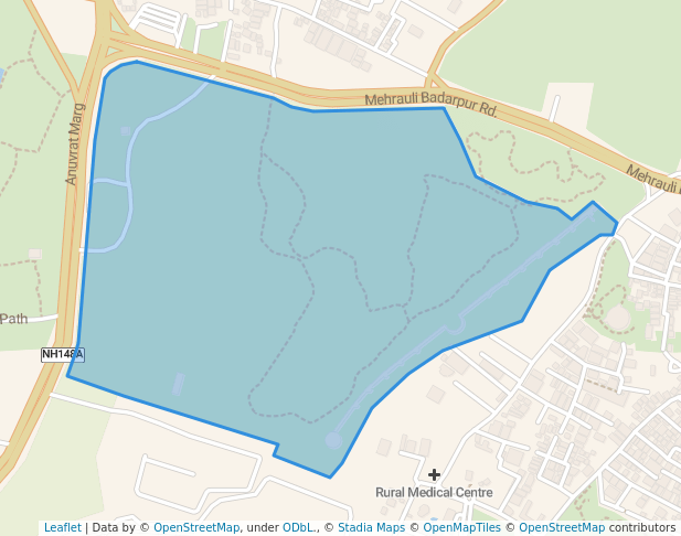 Qila Rai Pithora in New Delhi | Map and Routes