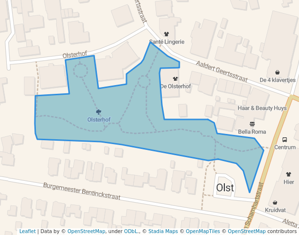 Olsterhof in Olst | Map and Routes