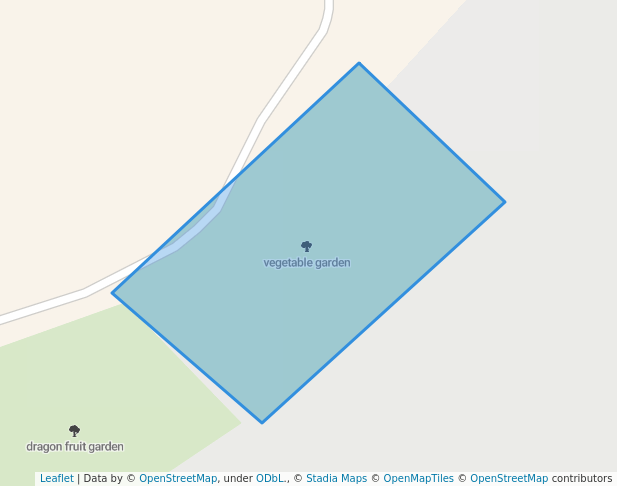 vegetable garden in Batam | Map and Routes