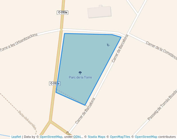 Parc de la Torre in Llagostera | Map and Routes