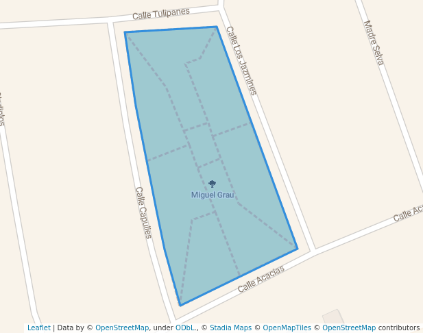 Miguel Grau in Ica | Map and Routes