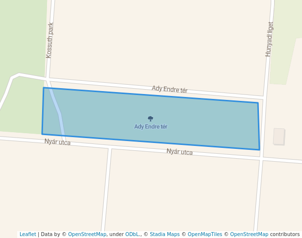 Ady Endre tér in Mórahalom | Map and Routes