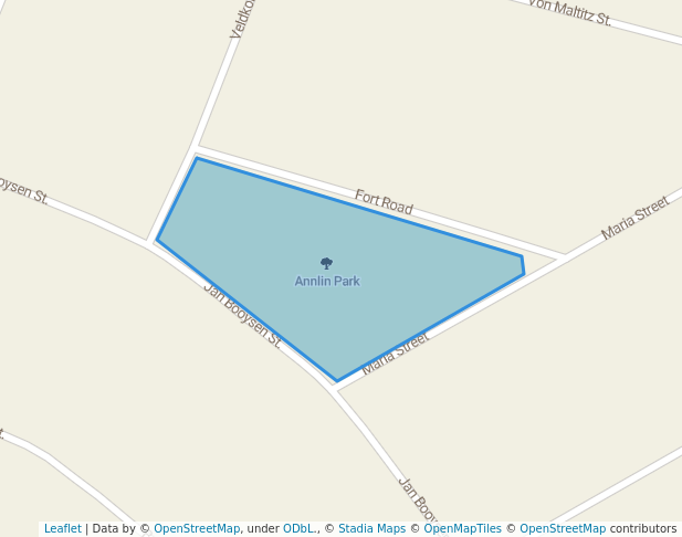 Annlin Park in Pretoria | Map and Routes