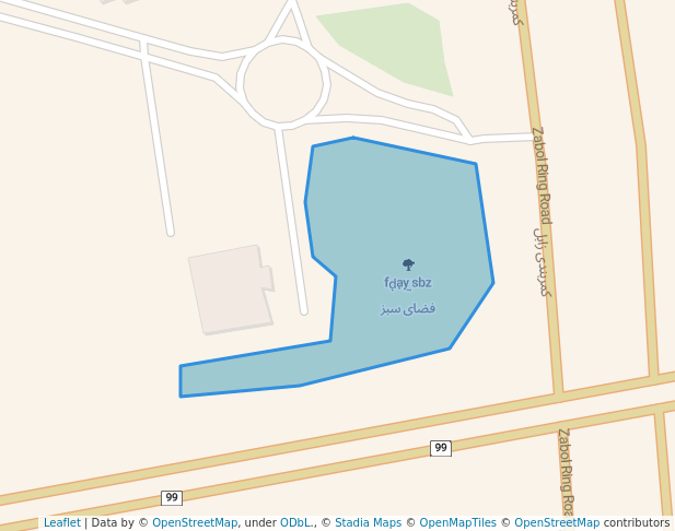 فضای سبز in Zabol | Map and Routes