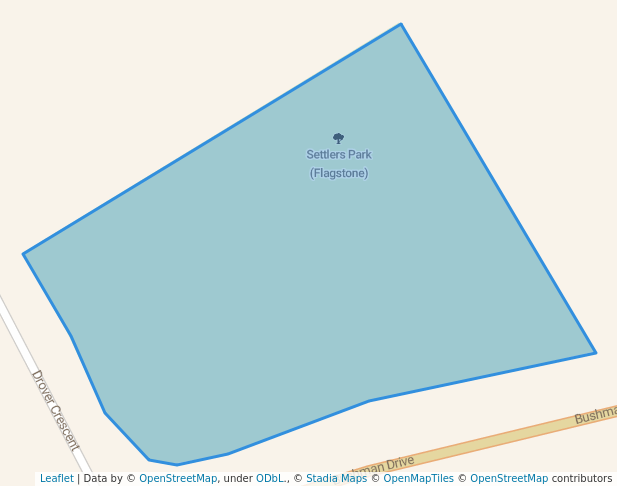 Settlers Park (Flagstone) in Jimboomba | Map and Routes