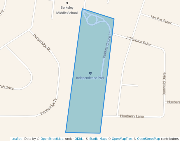 Independence Park in Berkeley | Map and Routes